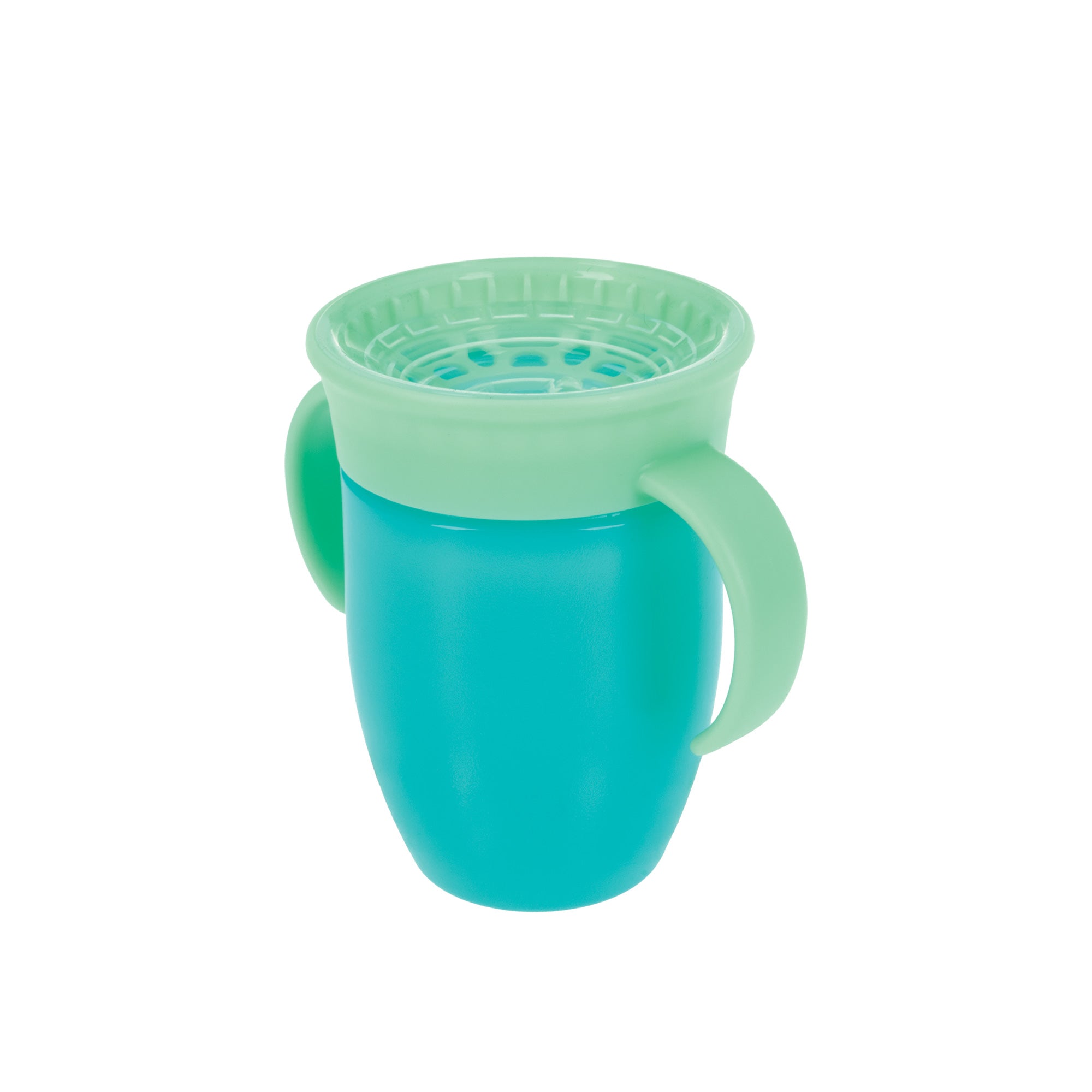360 Wonder Cup with Handles (3 Pack - 5 oz) | Purple/Pink/Aqua – Nuby