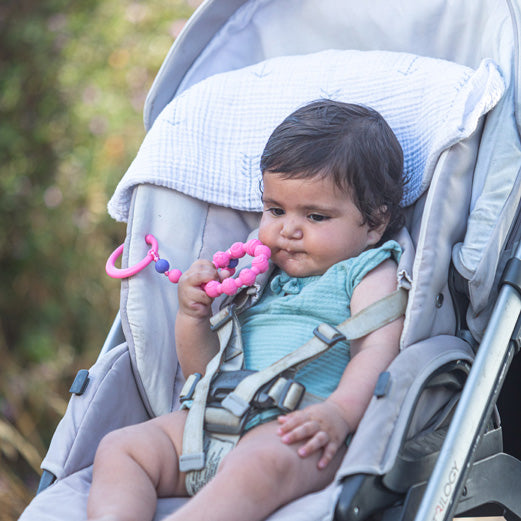 Tag-a-Long Teether | Travel Teething Ring – Nuby